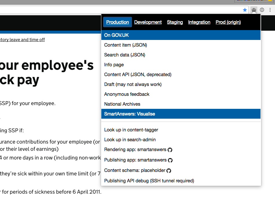 Making it easier to understand smart answer logic – Inside GOV.UK