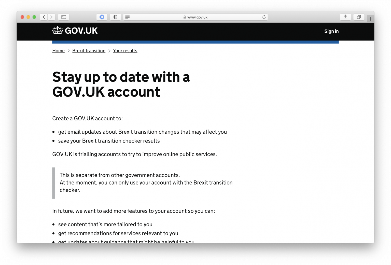 How we designed the GOV.UK accounts trial – Inside GOV.UK