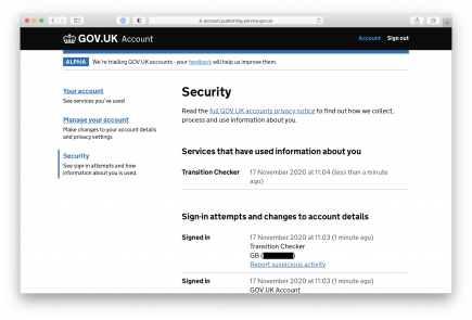 How we designed the GOV.UK accounts trial – Inside GOV.UK