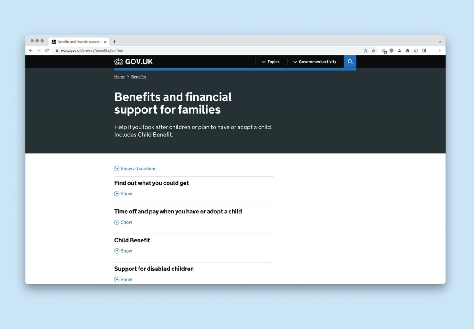 Finding things – Inside GOV.UK