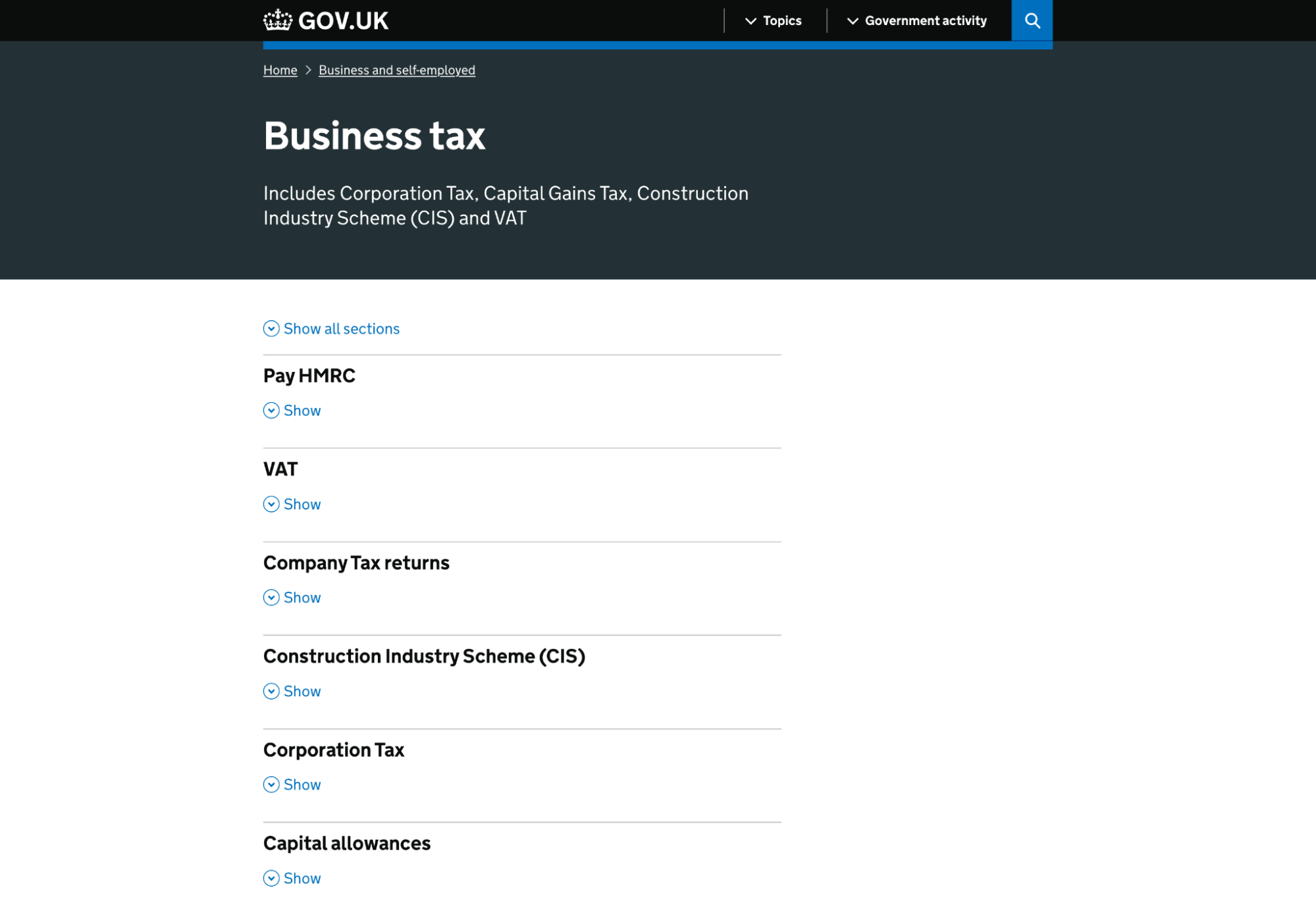 Rolling out a new design for browsing GOV.UK by topic – Inside GOV.UK