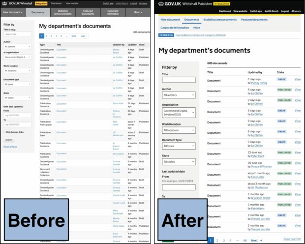 Moving our most-used publishing tool to the GOV.UK design system ...