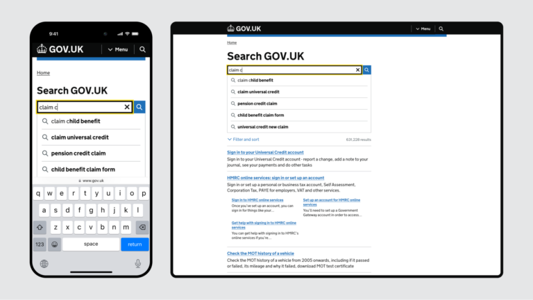 Making it quicker and easier to search on GOV.UK – Inside GOV.UK