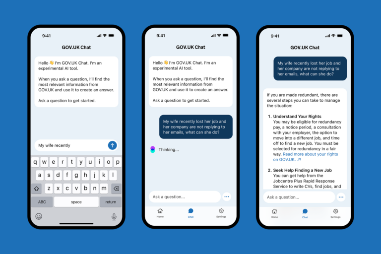 GOV.UK has entered the Chat: our vision for GOV.UK Chat – Inside GOV.UK